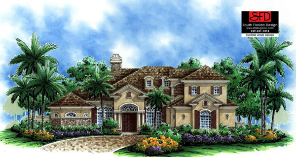 South Florida Design Bordeaux House Plan - South Florida Design
