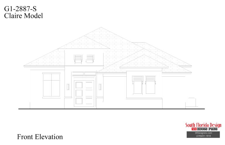 South Florida Design Claire House Plan - South Florida Design