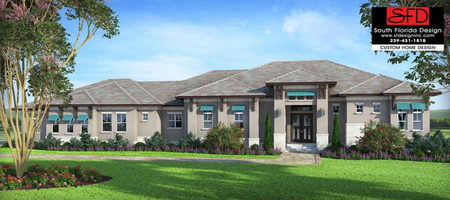 South Florida Design Gulf Shore House Plan - South Florida Design